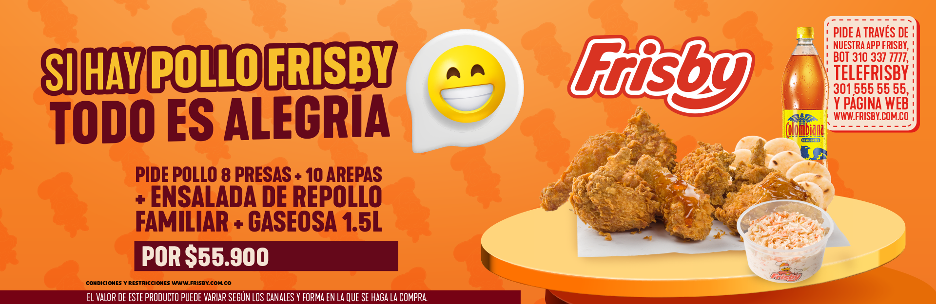 Frisby Sabor en todo - Frisby